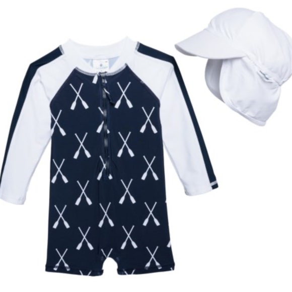 Snapper Rock | Swim | Bnwt Snapper Rock Boys Riviera Rowers Sun Suit ...